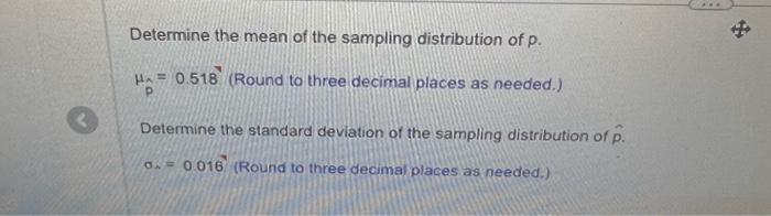 Solved Describe the sampling distribution of p^. Assume the | Chegg.com