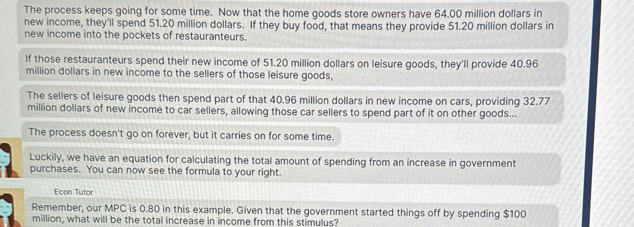 Solved The process keeps going for some time. Now that the | Chegg.com