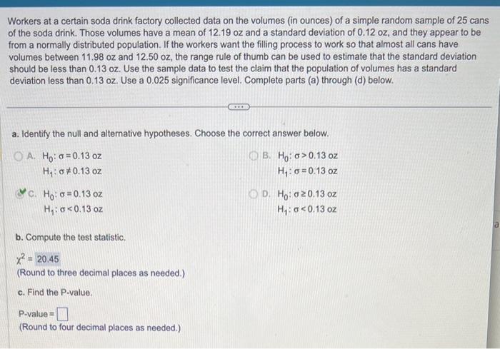Solved A simple random sample of 47 men from a normally | Chegg.com