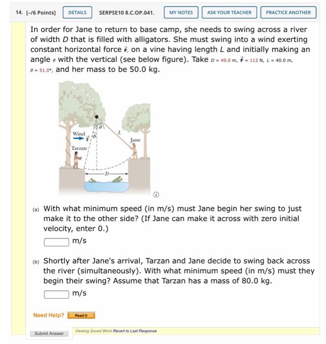 Solved 14. [-16 Points) DETAILS SERPSE 10 8.C.OP.041. MY | Chegg.com Solved 14. [-16 Points) DETAILS SERPSE 10 8.C.OP.041. MY | Chegg.com