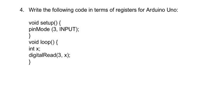 Solved 4. Write the following code in terms of registers for | Chegg.com Solved 4. Write the following code in terms of registers for | Chegg.com