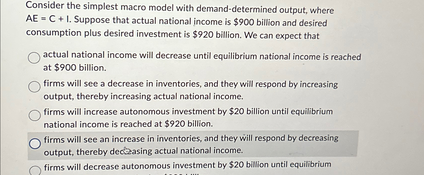 Solved Consider the simplest macro model with | Chegg.com