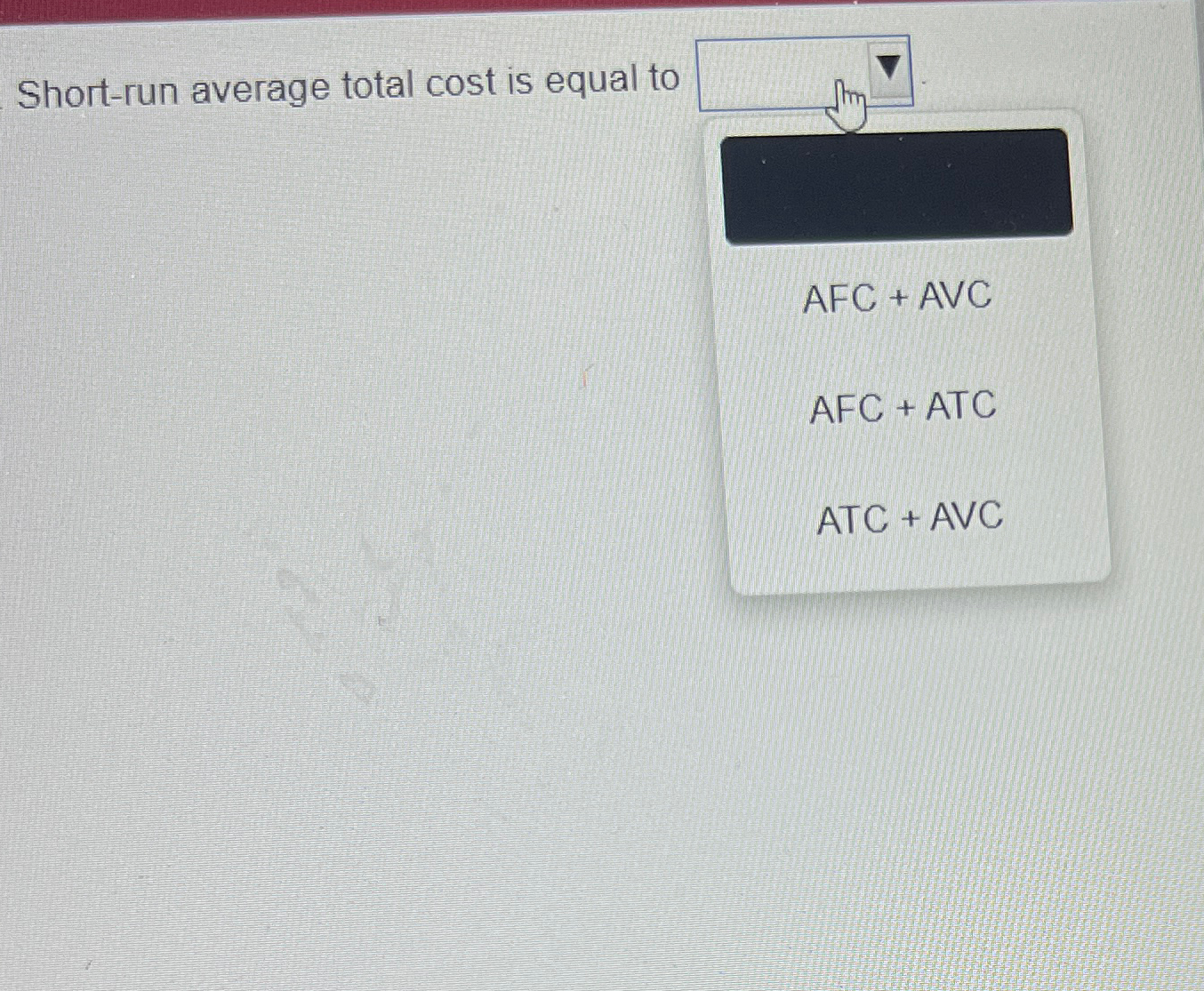 Solved Short-run average total cost is equal | Chegg.com