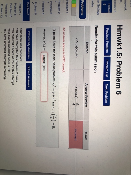 Solved mework ts Hmwk1.5: Problem 6 Hmwk1.5 Probler 6 | Chegg.com Solved mework ts Hmwk1.5: Problem 6 Hmwk1.5 Probler 6 | Chegg.com