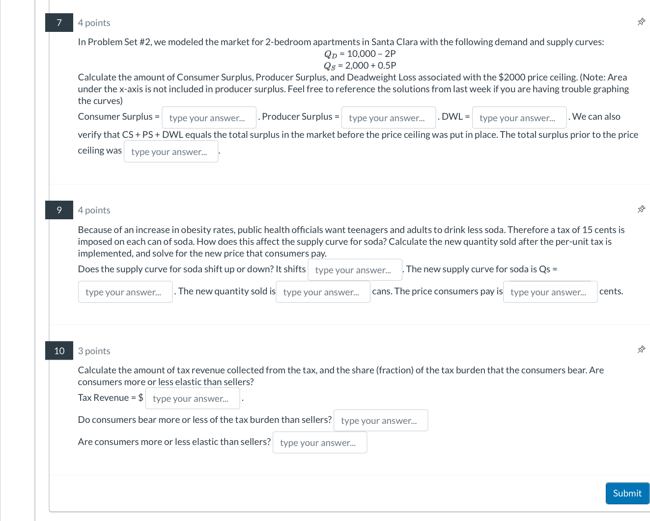 Solved In Problem Set #2, ﻿we modeled the market for | Chegg.com