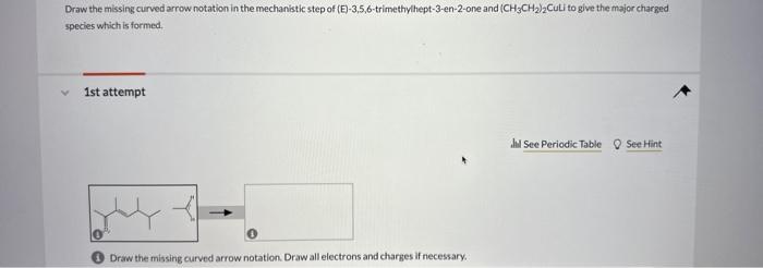 Solved Draw the missing curved arrow notation in the | Chegg.com