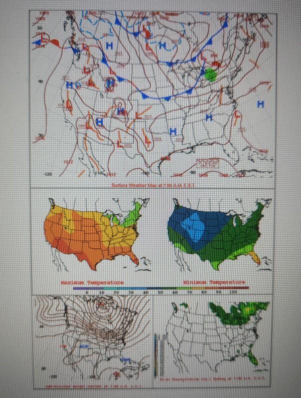 a) Draw direction of geostrophic wind in the 500 hPa | Chegg.com