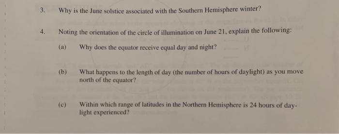 Solved EXERCISE 9: Earth-Sun Relations Name Section EXERCISE | Chegg.com Solved EXERCISE 9: Earth-Sun Relations Name Section EXERCISE | Chegg.com