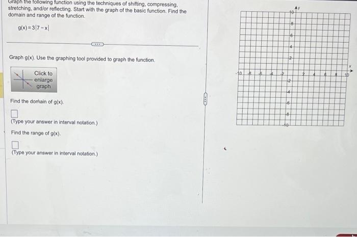 Solved Graph The Following Function Using The Techniques Of 