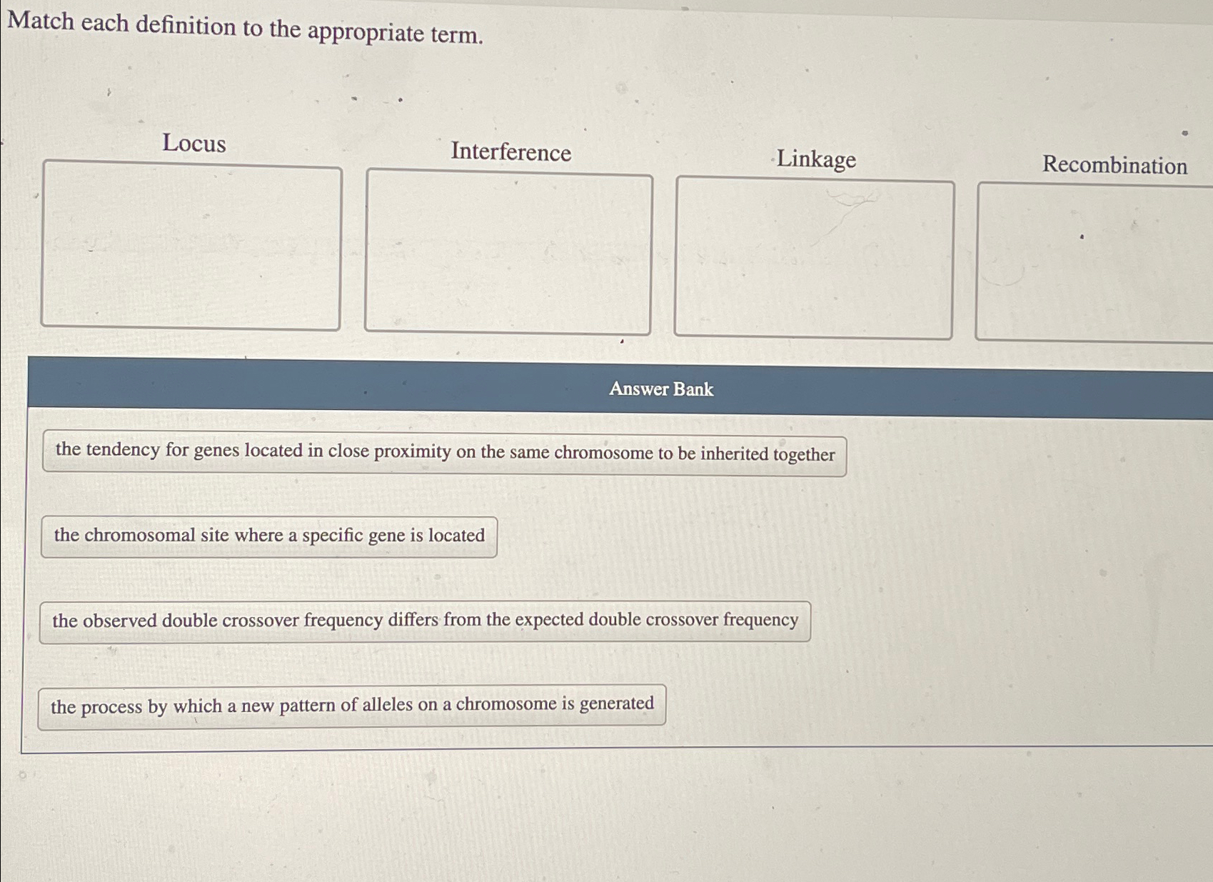 Solved Match each definition to the appropriate | Chegg.com