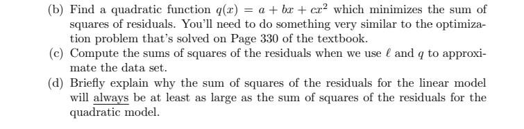 Solved 1) Linear regression isn't the only kind of | Chegg.com