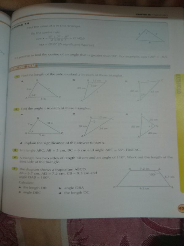 Solved this is year 10 question for maths CHAPTER 25: | Chegg.com