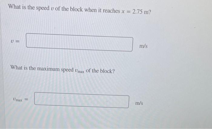 Solved A block of mass m=6.23 kg is attached to a spring | Chegg.com