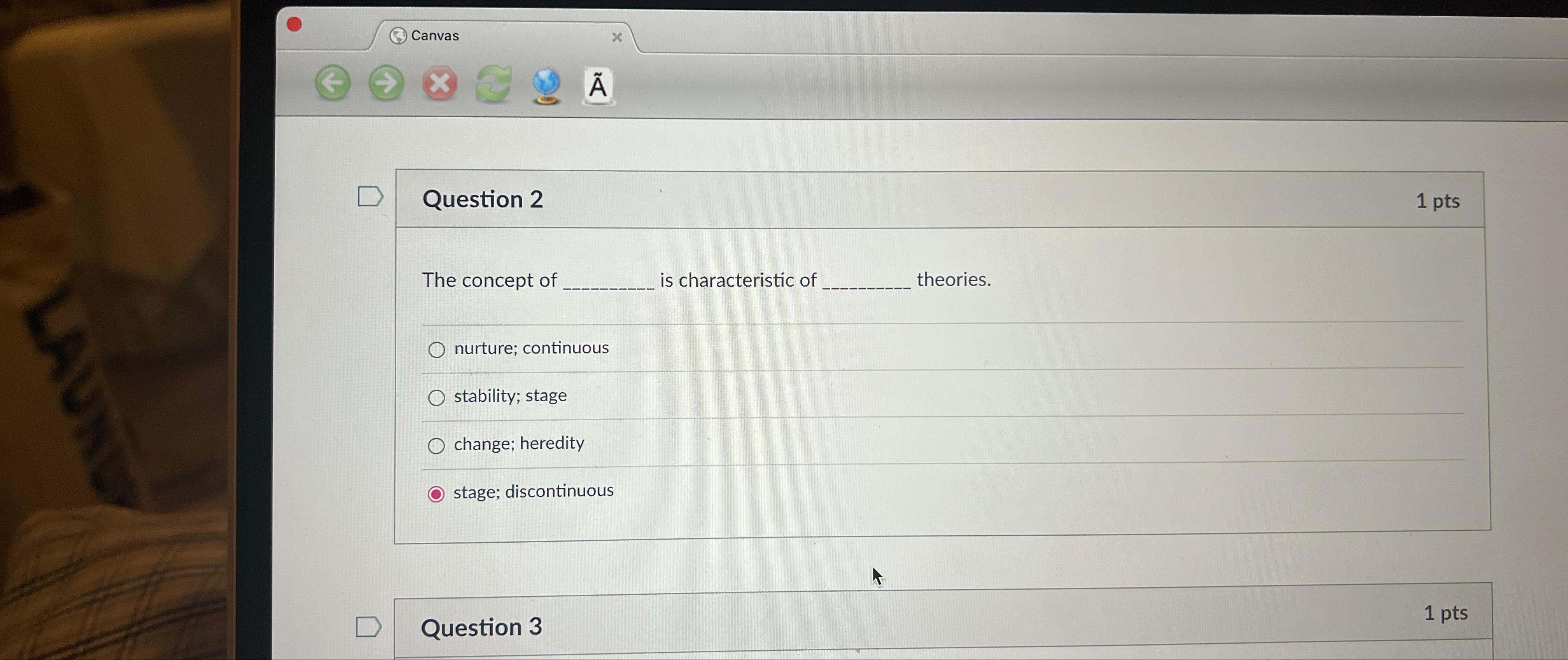 Solved Question 21 ﻿ptsThe concept of is characteristic of | Chegg.com