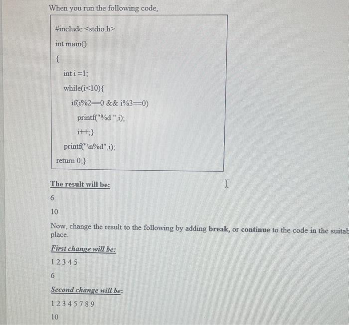Solved When you run the following code, The result will be: | Chegg.com