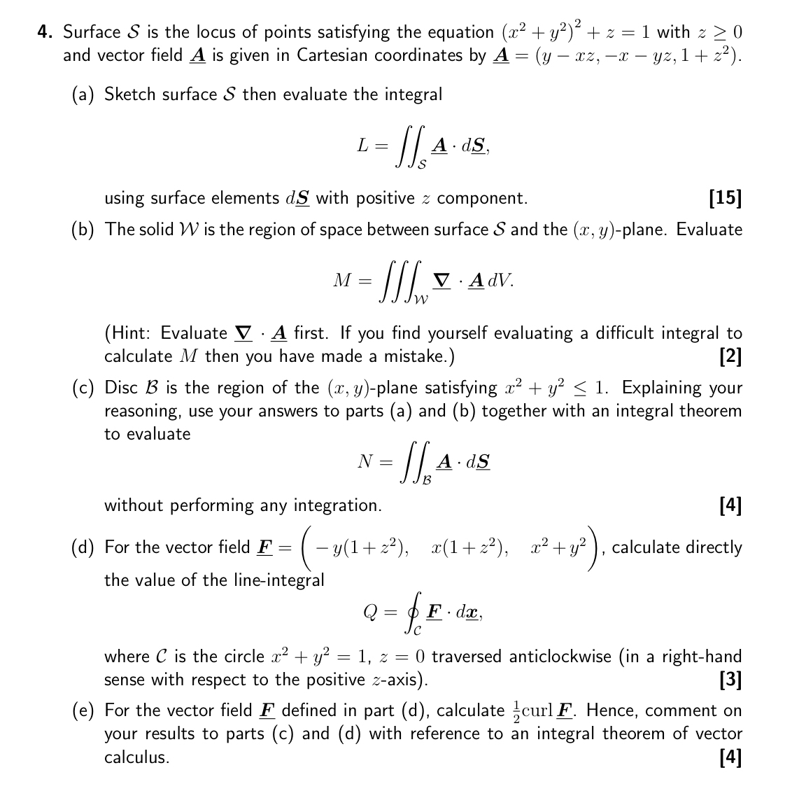 Solved Surface S ﻿is the locus of points satisfying the | Chegg.com