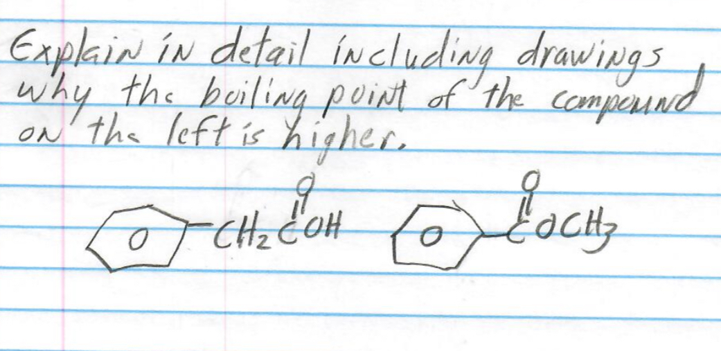 Solved Explain in detail íncluding drawings why the boiling | Chegg.com