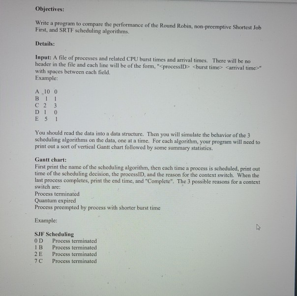 Solved Objectives: Write a program to compare the | Chegg.com