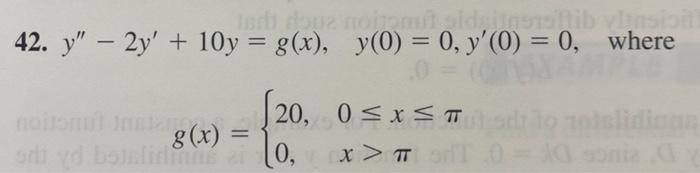 Solved In Problems 41 and 42 solve the given initial-value | Chegg.com