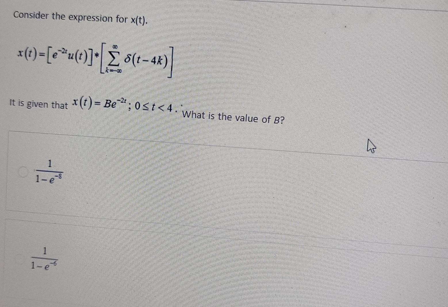 Solved Consider the expression for | Chegg.com