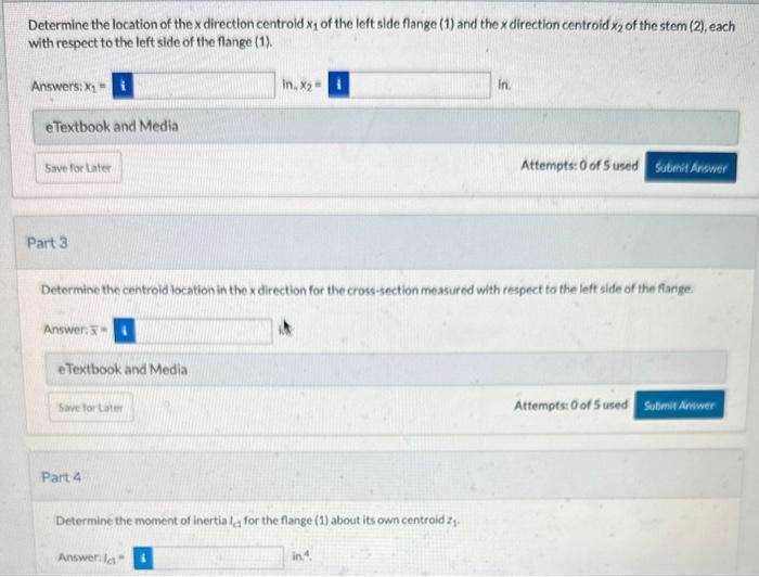 Solved The tee shape shown is used as a short post to | Chegg.com
