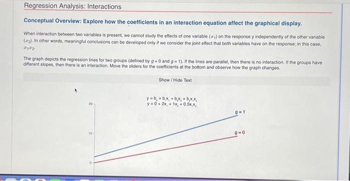 Solved Conceptual Overview: Explore how the coefficients in | Chegg.com