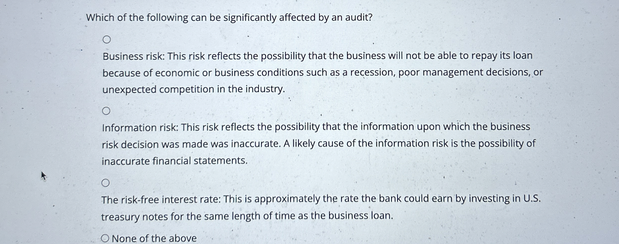 Solved Which of the following can be significantly affected | Chegg.com