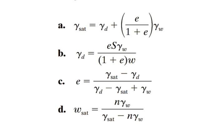 Solved е a. Ysat = Ya + · - = (14) Yw 1e eSyw b. Ya (1 + e)w | Chegg.com
