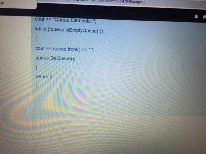 Solved 201720311 1) The EnQueue() method to insert element | Chegg.com