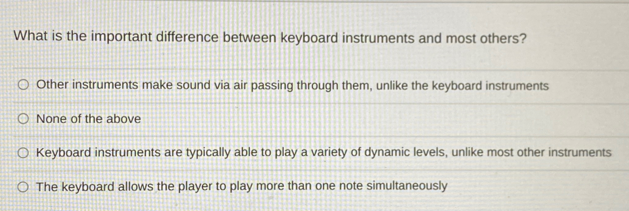 Solved What is the important difference between keyboard | Chegg.com
