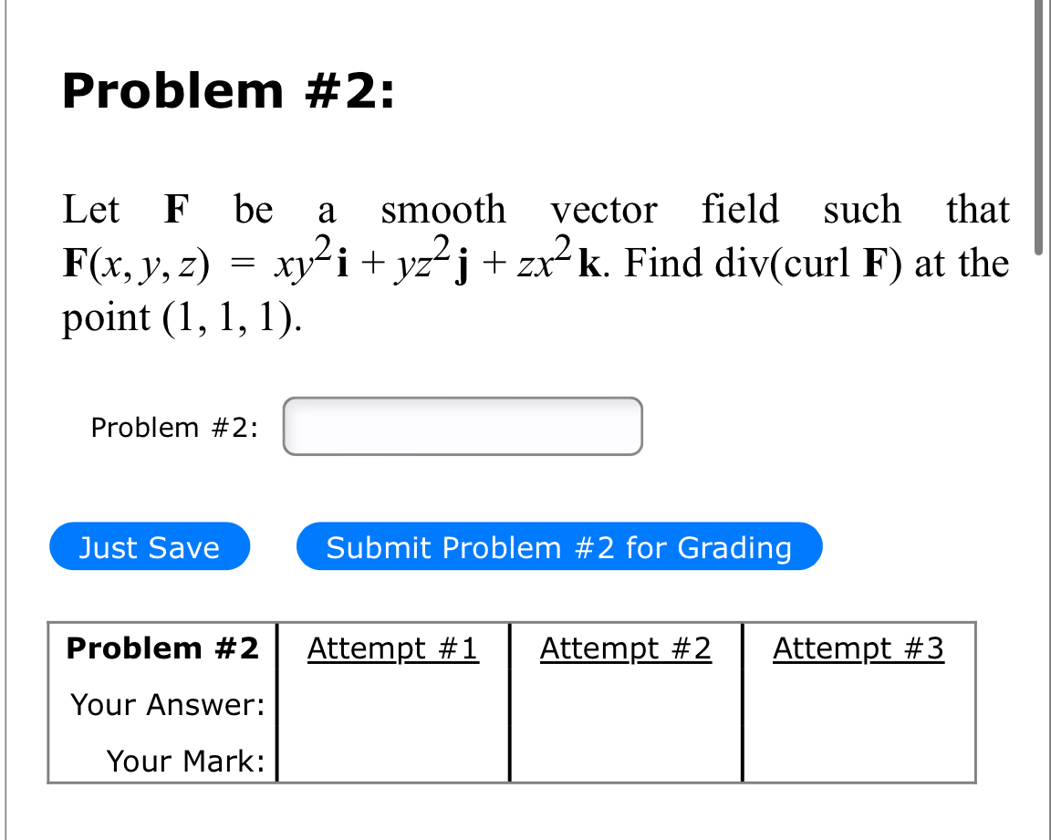 Solved Problem #2:Let F ﻿be a smooth vector field such that | Chegg.com