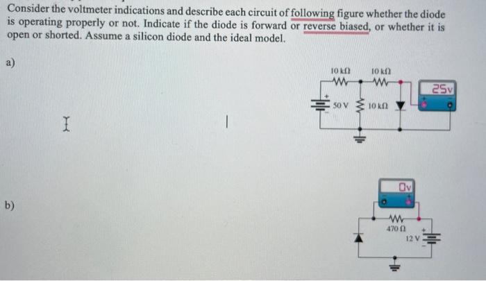 Solved Consider the voltmeter indications and describe each | Chegg.com