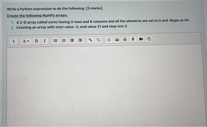 Solved Write a Python expression to do the following: [3 | Chegg.com