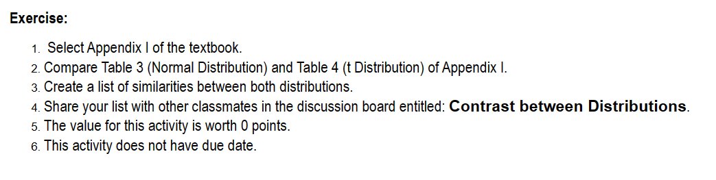 Solved Exercise:Select Appendix I of the textbook.Compare | Chegg.com