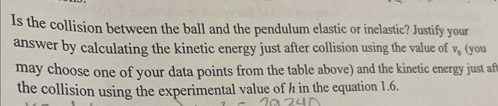 Solved Is the collision between the ball and the pendulum | Chegg.com