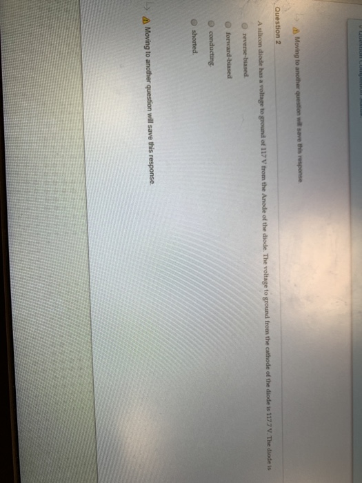 Solved Moving to another question will save this response | Chegg.com