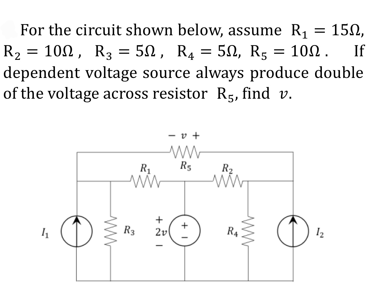 For the circuit shown below, assume | Chegg.com