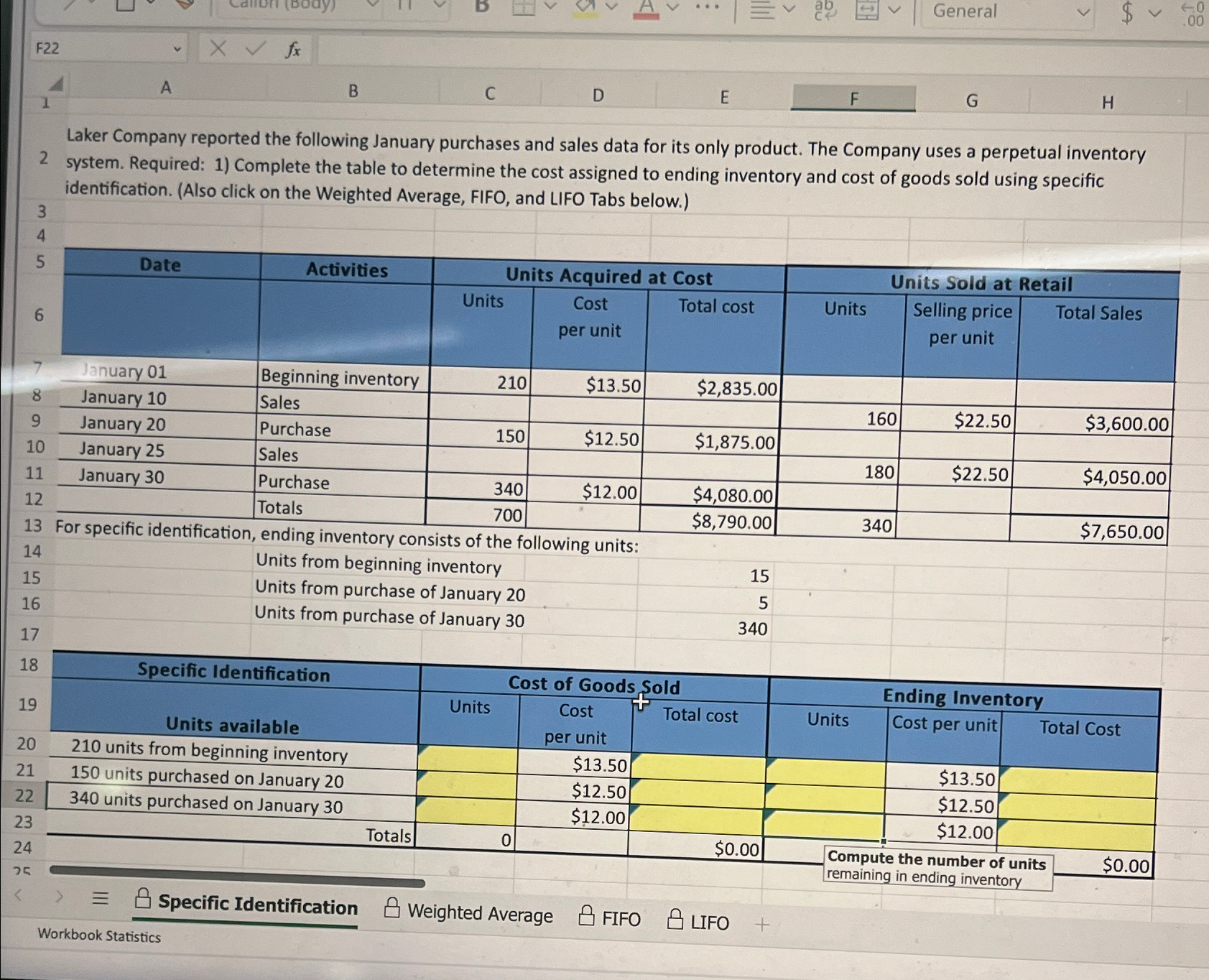 Solved 345\table[[Date,Activities,Units Acquired at | Chegg.com