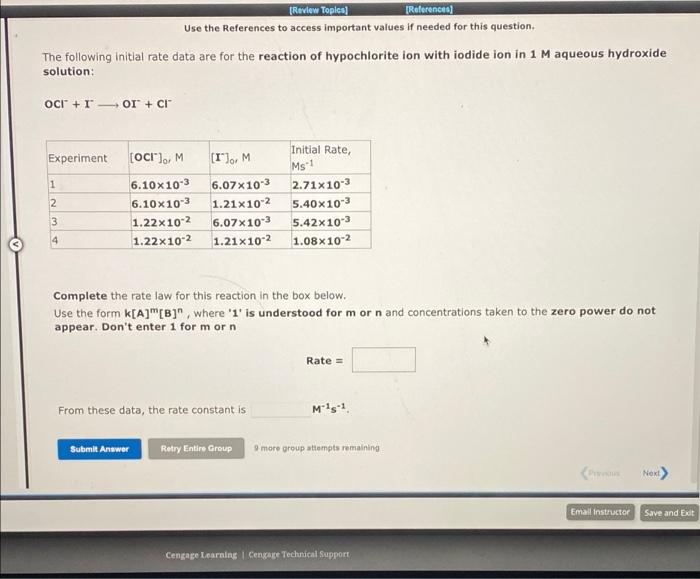 Solved [Review Toples) [References) Use the References to | Chegg.com