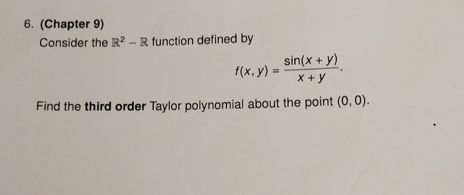 Solved (Chapter 9)Consider the R2-R ﻿function defined | Chegg.com