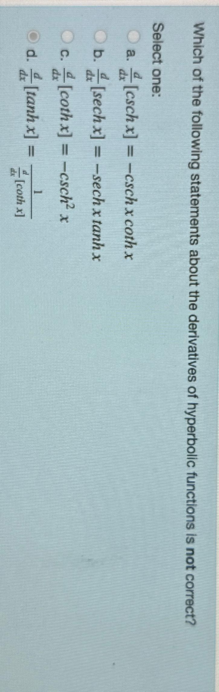 Solved Which of the following statements about the | Chegg.com