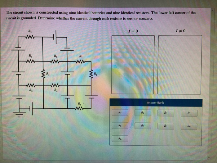 Solved The circuit shown is constructed using nine identical | Chegg.com