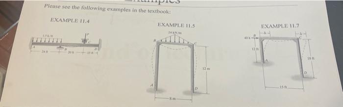 Please see the following examples in the textbook: | Chegg.com