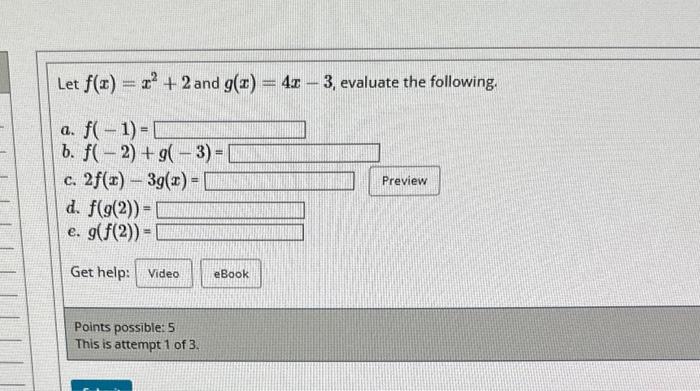 Solved For the function f(x)=21x−3, find the value of x for | Chegg.com