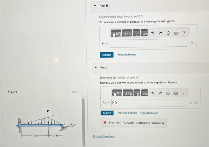 Solved Rod AB is fixed to a smooth collar D, which slides | Chegg.com