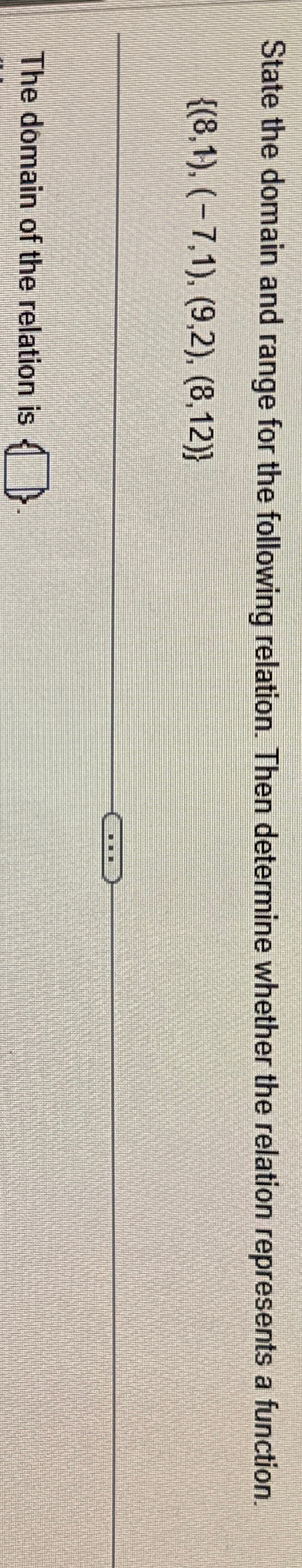 Solved State the domain and range for the following | Chegg.com