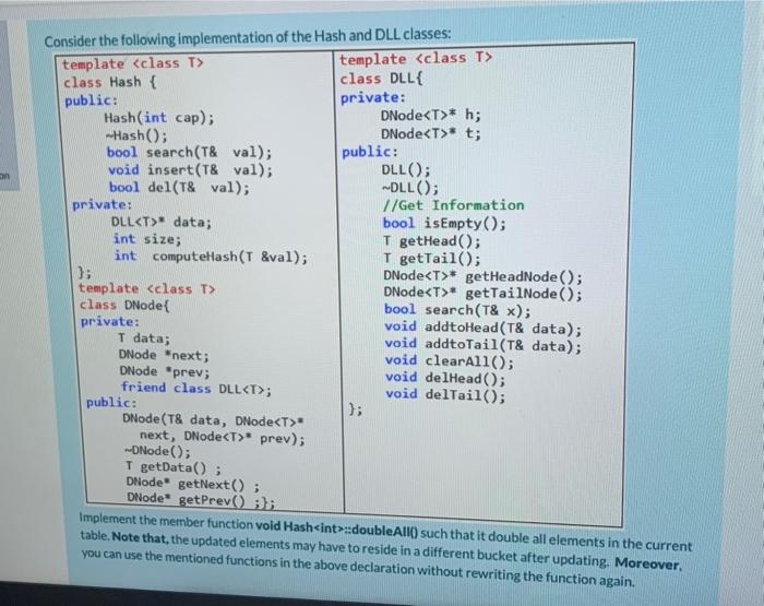Consider the following implementation of the Hash and | Chegg.com
