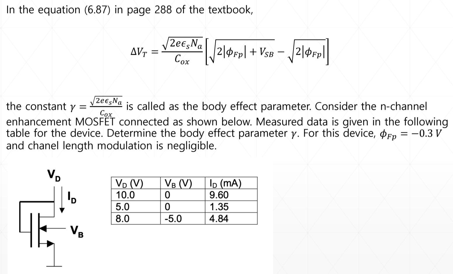 Solved In the equation (6.87) in page 288 of the textbook, | Chegg.com