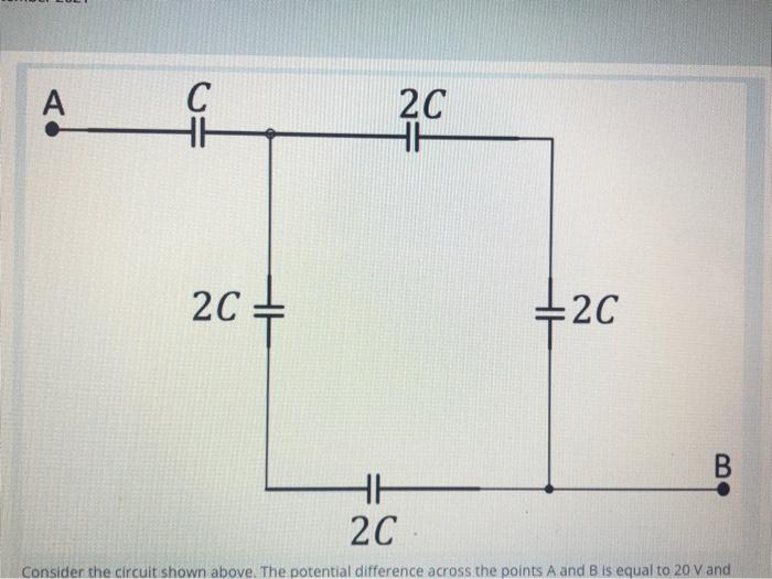 Solved A С HE 26 20 20 E2C B HE 20 Consider the circult | Chegg.com