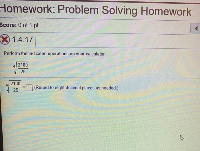 Solved Homework: Problem Solving Homework Score: 0 of 1 pt X | Chegg.com